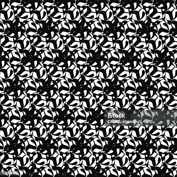 Abstract Black And White Texture Pattern Background向量圖形及更多具有特定質地圖片 Istock