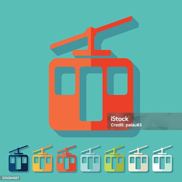 평편 디자인식 Funicular 강철에 대한 스톡 벡터 아트 및 기타 이미지 강철 거리 공중 케이블 카 Istock
