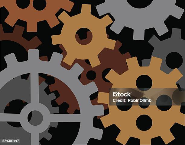 Gears 배경기술 강철에 대한 스톡 벡터 아트 및 기타 이미지 강철 개체 그룹 검은색 Istock