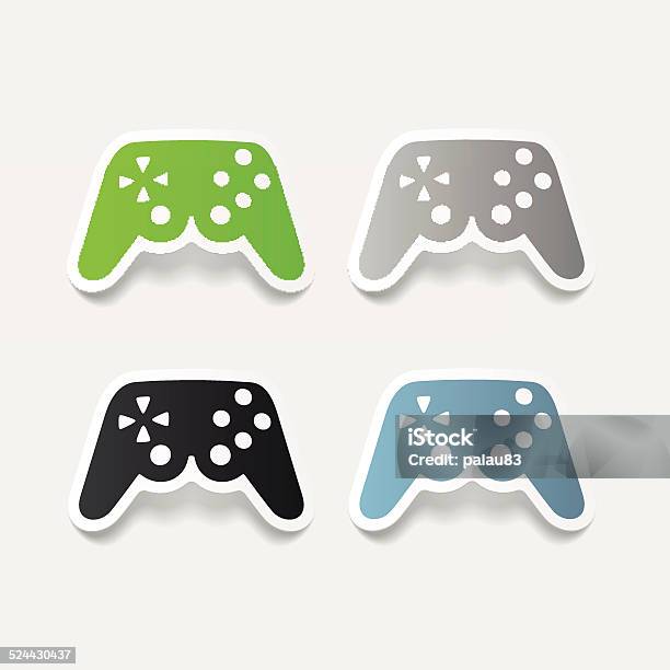 Realistic Design Element Joystick向量圖形及更多brand Name Video Game圖片 Brand