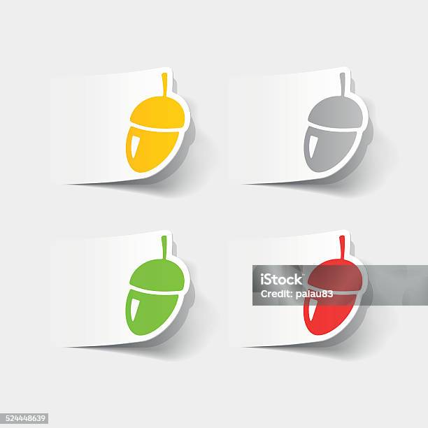 실감나는 디자인 요소 Acorns 가을에 대한 스톡 벡터 아트 및 기타 이미지 가을 건조한 계절 Istock