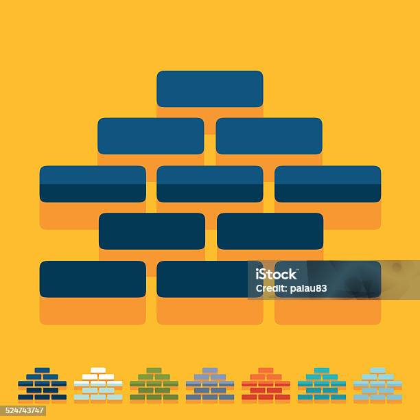 평편 디자인식 Brickwork 거친에 대한 스톡 벡터 아트 및 기타 이미지 거친 건설 산업 건축 Istock