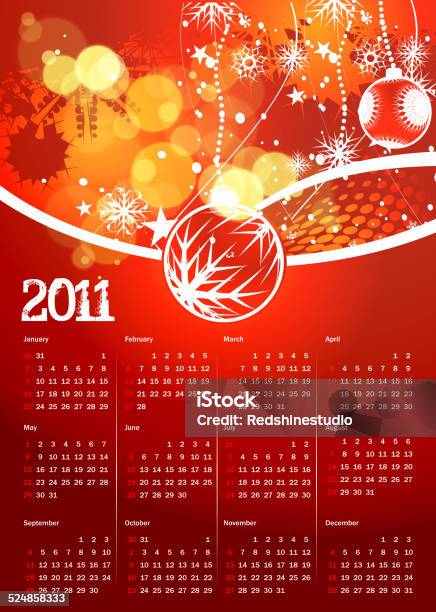 Desain Kalender Ilustrasi Stok Unduh Gambar Sekarang 2011 Acara