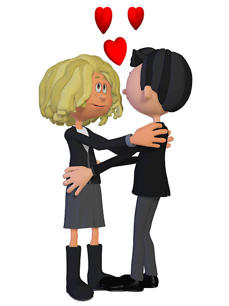 Flirting Cartoon