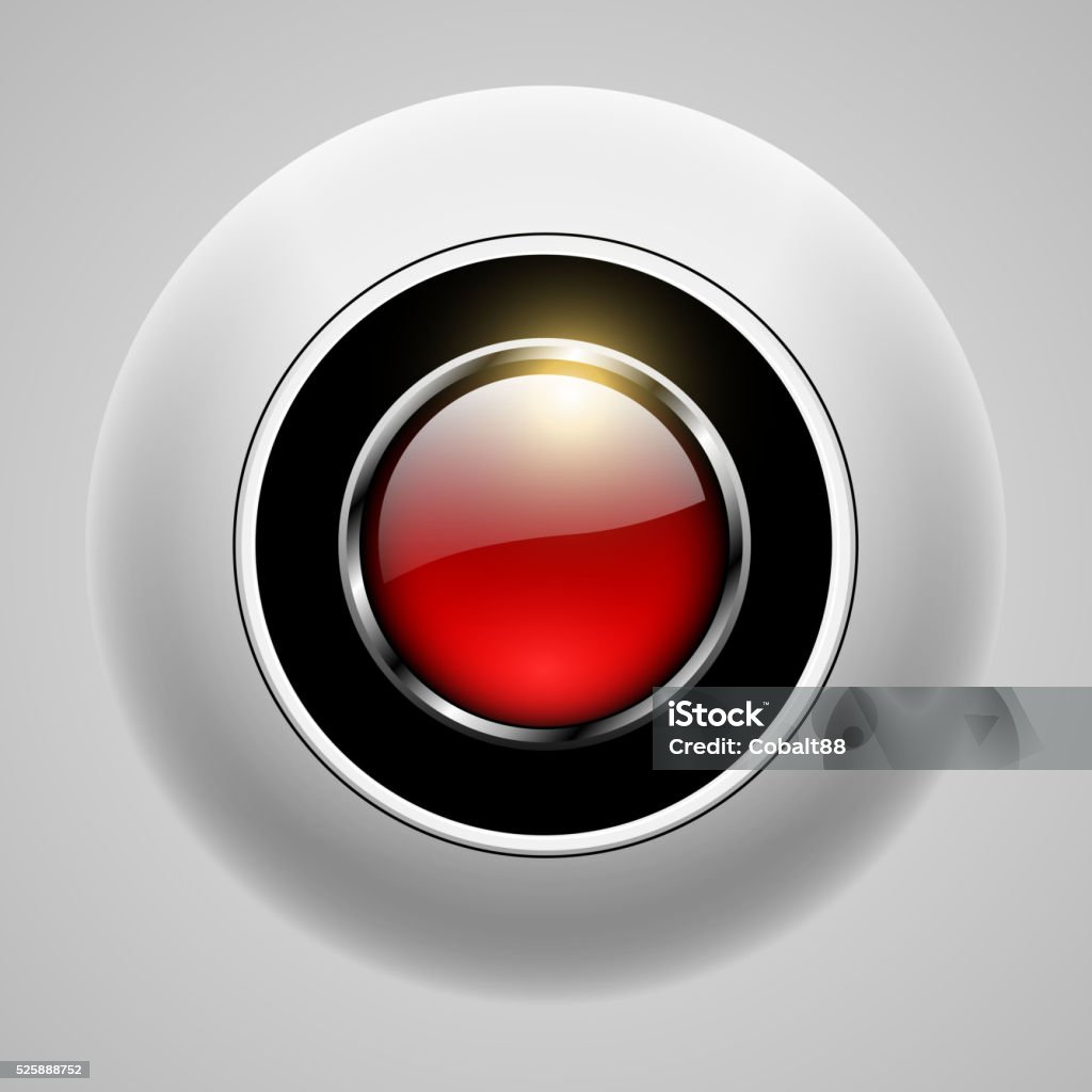 Button 3d Red Stock Illustration Download Image Now Badge Bright