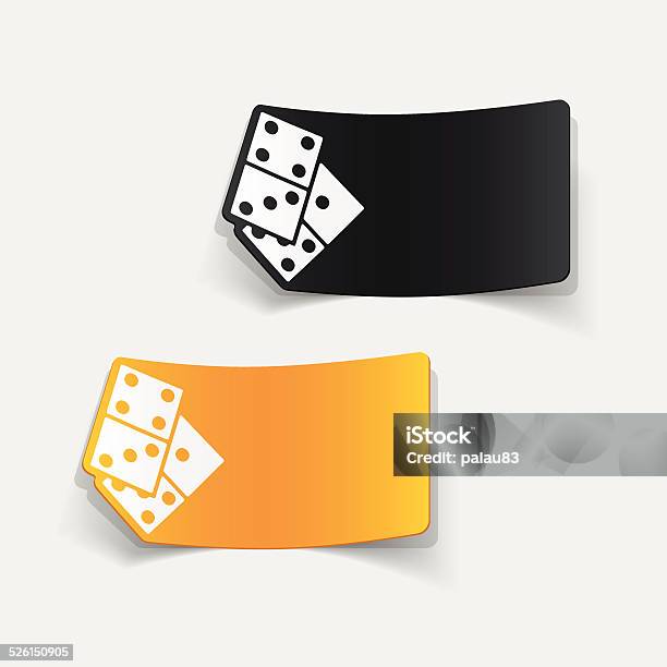 실감나는 디자인 요소 Domino 도박에 대한 스톡 벡터 아트 및 기타 이미지 도박 때리기 라벨 Istock