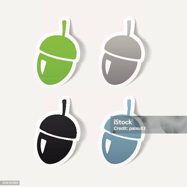 실감나는 디자인 요소 Acorns 가을에 대한 스톡 벡터 아트 및 기타 이미지 가을 건조한 계절 Istock
