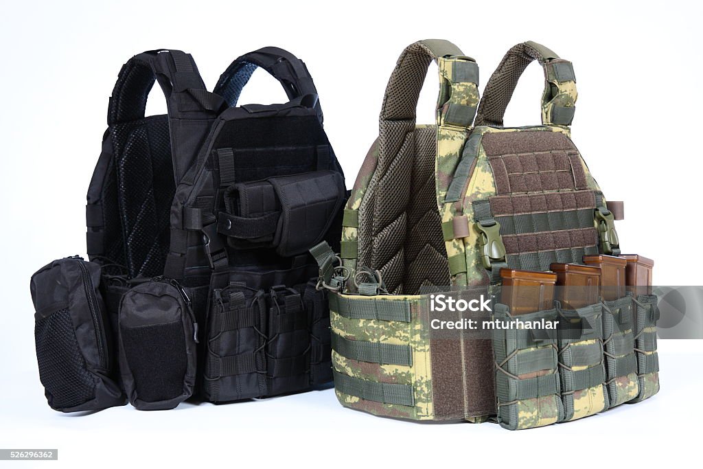 Photo Libre De Droit De Tactiques Pour Larmée Avec Gilet Pareballes Et