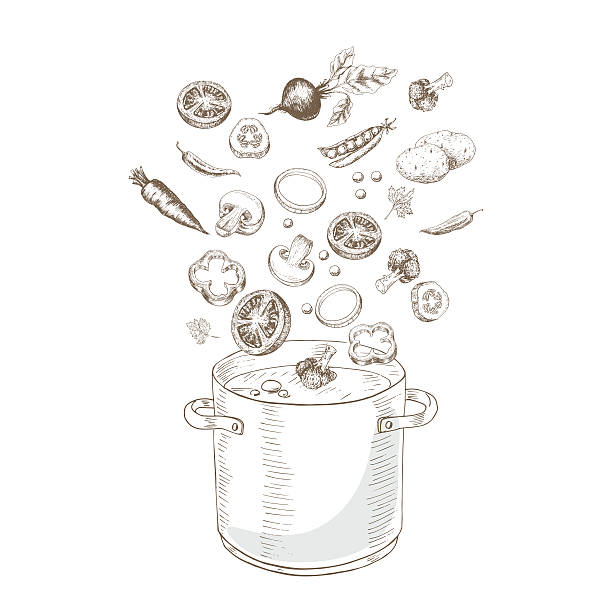 Stock Pot Drawing