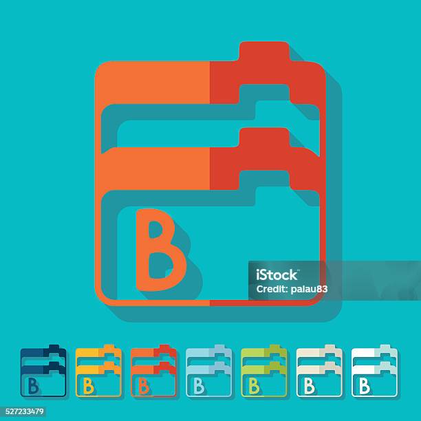 Flat Design Folder向量圖形及更多商務圖片 商務 商業金融與工業 塑膠 Istock