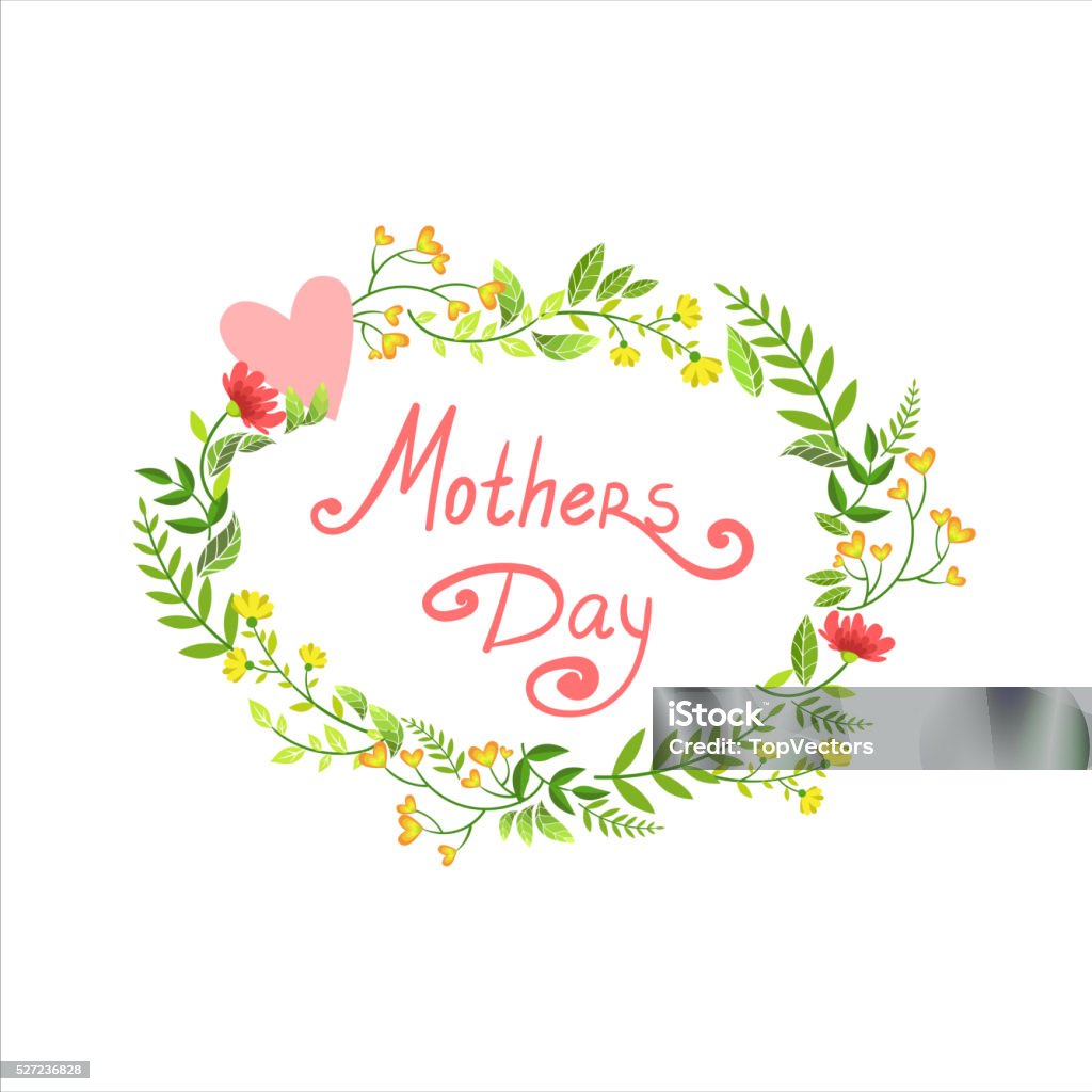 Mothers Day Greeting Cards Collection Stock Illustration Download