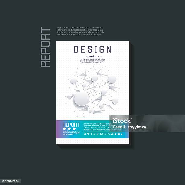 Abstract Background Vector Brochure Template Flyer Layout向量圖形及更多企業圖片