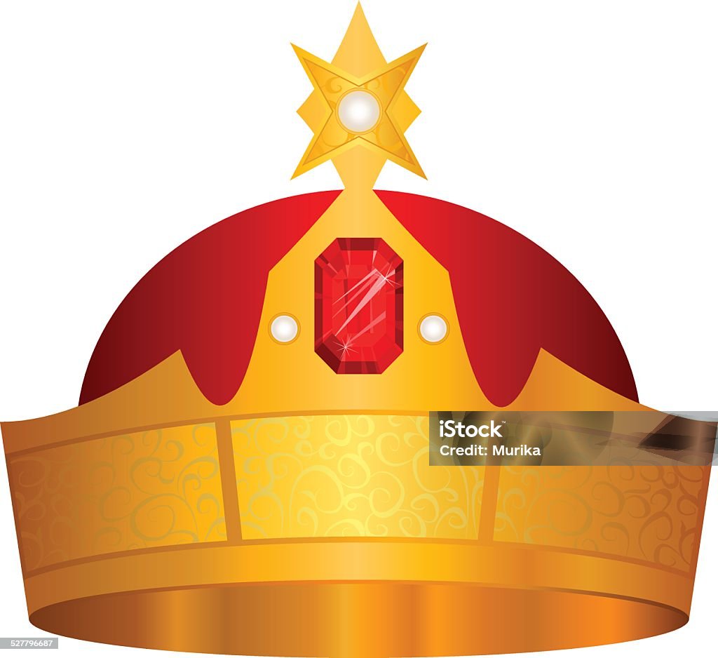 Gold Crown Vector Stock Illustration Download Image Now Antique