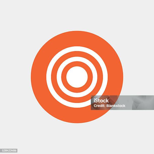 Target Aim Sign Icon Darts Board Symbol向量圖形及更多代幣圖片 代幣 創作性 圓形 Istock
