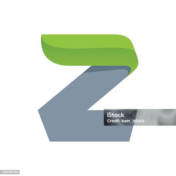 Z 의 문자 아이콘 녹색 잎 알파벳 Z에 대한 스톡 벡터 아트 및 기타 이미지 알파벳 Z 잎 계절 Istock