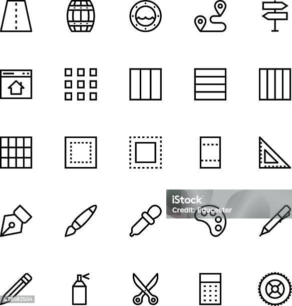 Ikon Vektor Garis Antarmuka Pengguna 27 Ilustrasi Stok Unduh Gambar