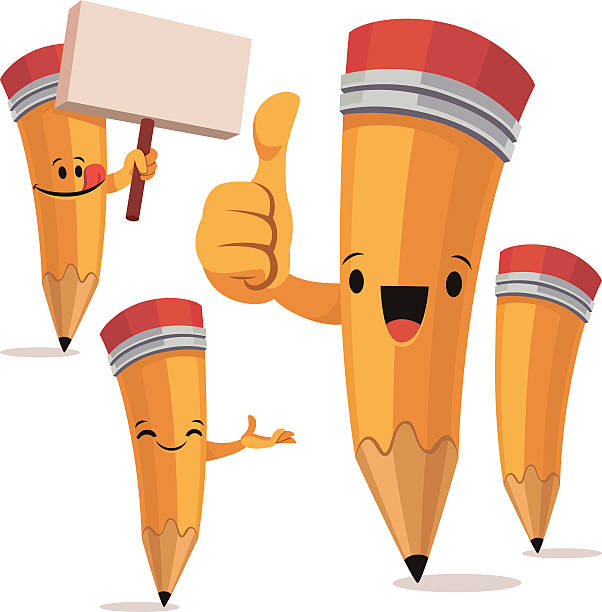 Pensil Clipart Ilustrasi Grafik Vektor And Clip Art Bebas Royalti Istock