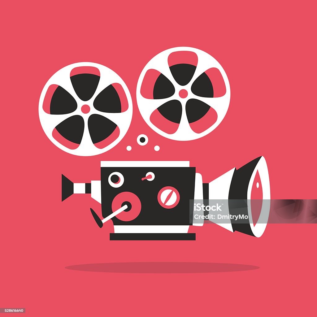 Poster Proyektor Film Retro Ilustrasi Vektor Kartun Gambar Gerakan ... Poster Proyektor Film Retro Ilustrasi Vektor Kartun Gambar Gerakan ...