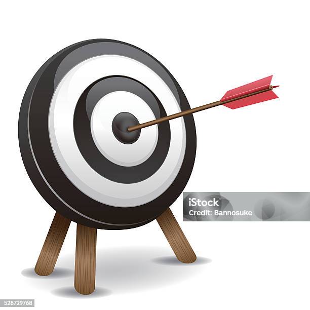 Dart 때리기 목표 과녁에 대한 스톡 벡터 아트 및 기타 이미지 과녁 국방 목표 3차원 형태 Istock