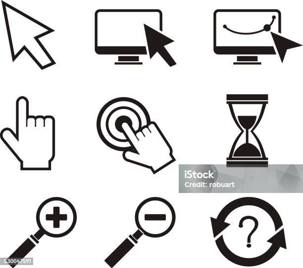 Jeu De Curseur De Souris Main Sablier Cursors Vecteurs libres de droits ... Jeu De Curseur De Souris Main Sablier Cursors Vecteurs libres de droits ...