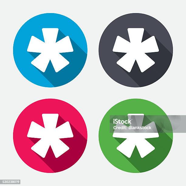 Asterisk Footnote Sign Icon Star Symbol Stock Illustration - Download ... Asterisk Footnote Sign Icon Star Symbol Stock Illustration - Download ...