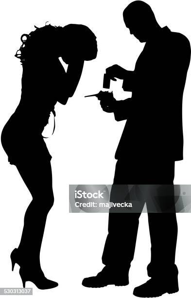 Vector Silhouette Of Couple向量圖形及更多一起圖片 一起 人 人體 Istock