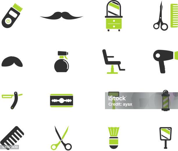Barbershop 단순히 아이콘 가위에 대한 스톡 벡터 아트 및 기타 이미지 가위 건조한 날 Istock