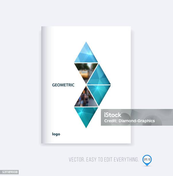 Brochure Template Layout Cover Design Annual Report Magazine向量圖形及更多報告