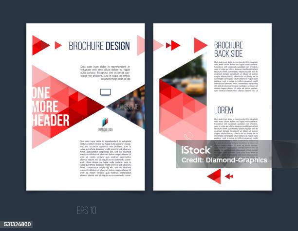 Tata Letak Templat Brosur Laporan Tahunan Desain Sampul Majalah