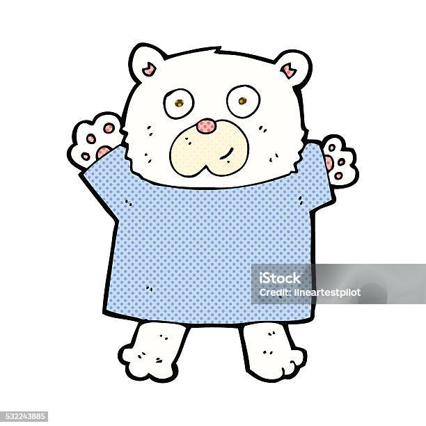 Comic 말풍선이 있는 귀여운 북극곰 2015년에 대한 스톡 벡터 아트 및 기타 이미지 2015년 곰 귀여운 Istock