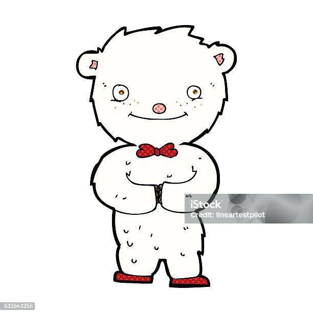 Comic 말풍선이 있는 작은 북극곰 곰에 대한 스톡 벡터 아트 및 기타 이미지 곰 그리기 나비 넥타이 Istock
