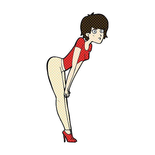 490 Drawing Of Woman Bending Down Stock Illustrations Royalty Free