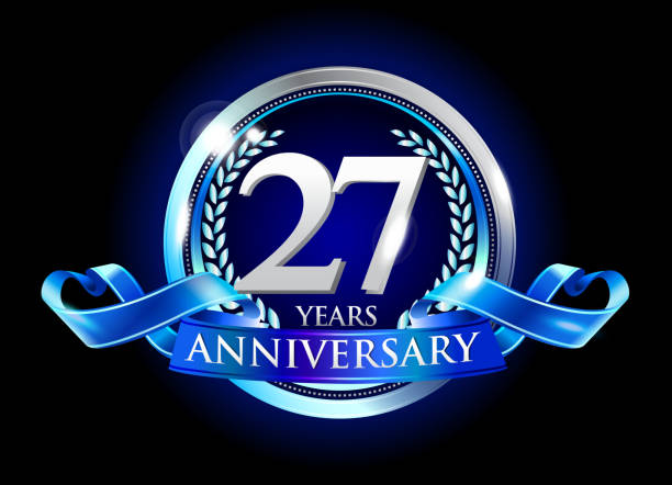27th anniversary Clipart Vector PNG , SVG, EPS, PSD, AI