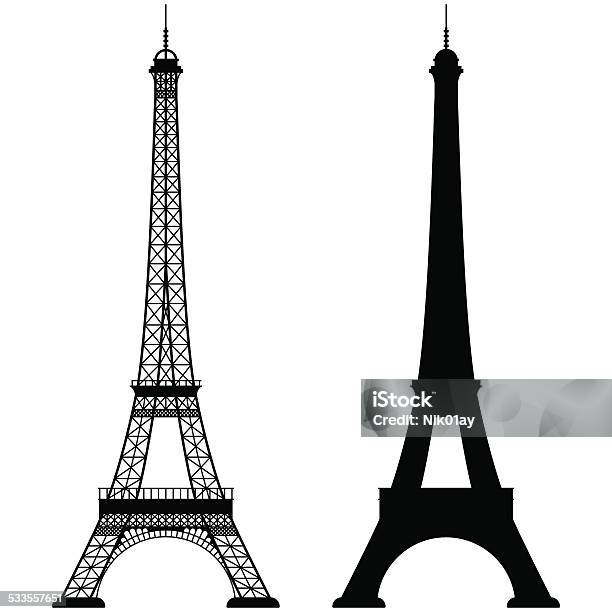 Eiffel Tower 에펠탑에 대한 스톡 벡터 아트 및 기타 이미지 에펠탑 파리 일 드 프랑스 벡터 Istock