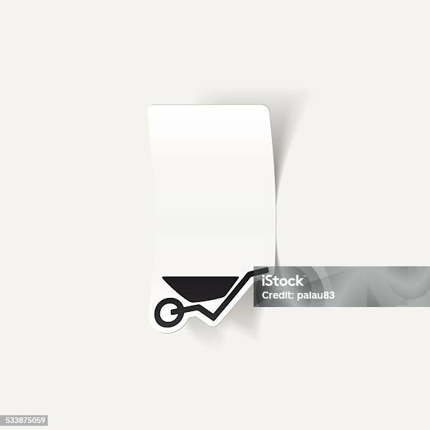Realistic Design Element Wheelbarrow Stock Illustration Download