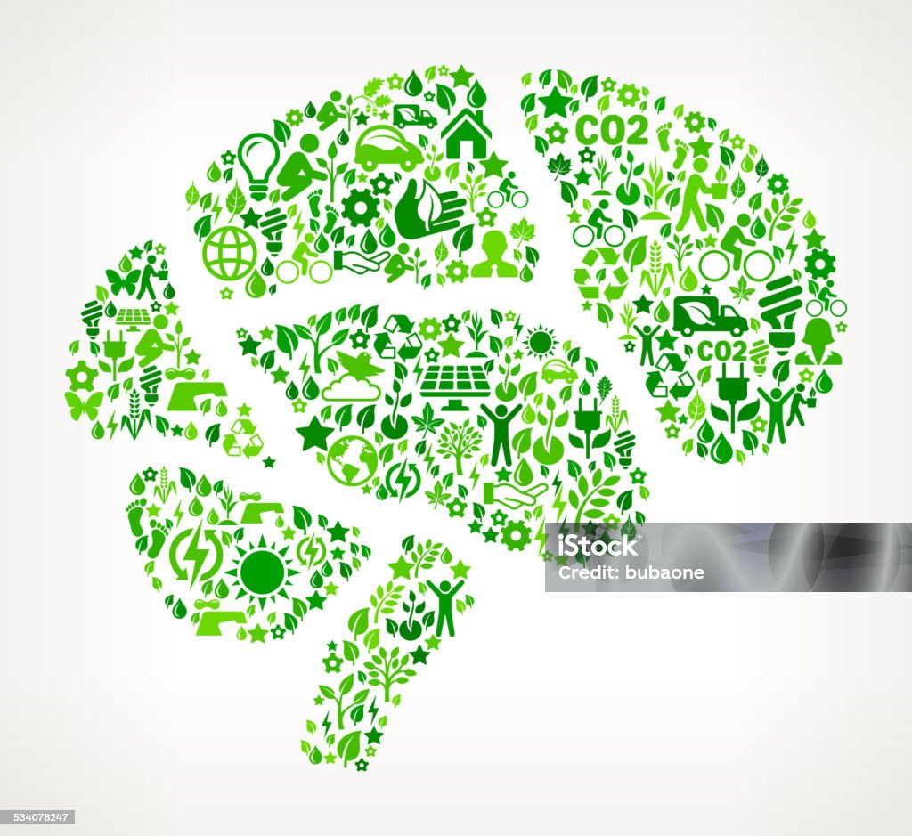 Cerveau Protection De Lenvironnement Et Nature Motif Dart Vectorielles