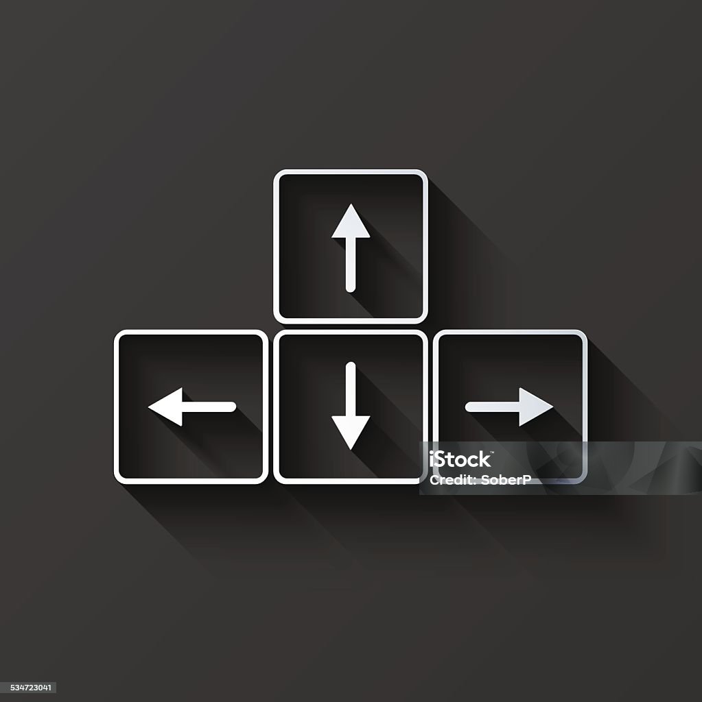 Vector Modern Keyboard Arrows Button Background Stock Illustration ... Vector Modern Keyboard Arrows Button Background Stock Illustration ...