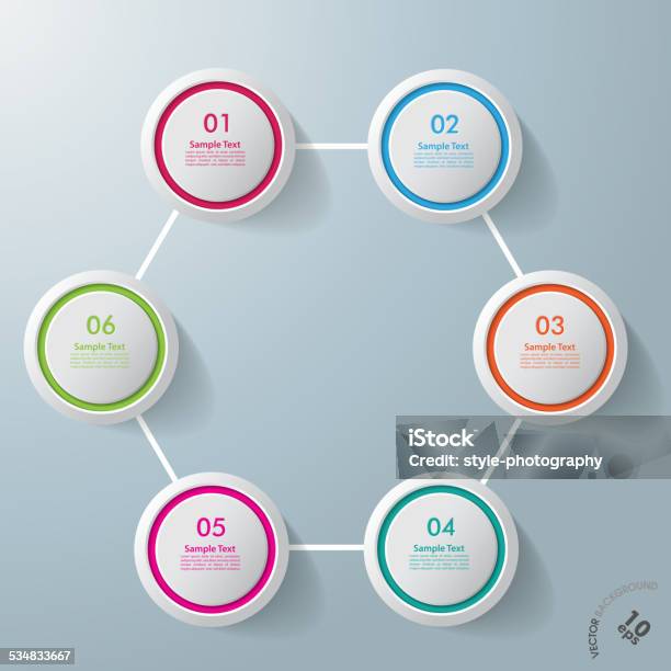 Six Circles Hexagon Infographic Design Stock Illustration - Download ... Six Circles Hexagon Infographic Design Stock Illustration - Download ...