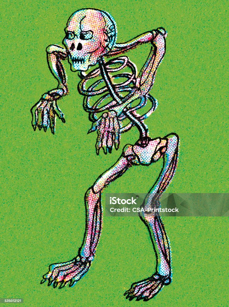 Skeleton Stock Illustration Download Image Now 2015 Activity