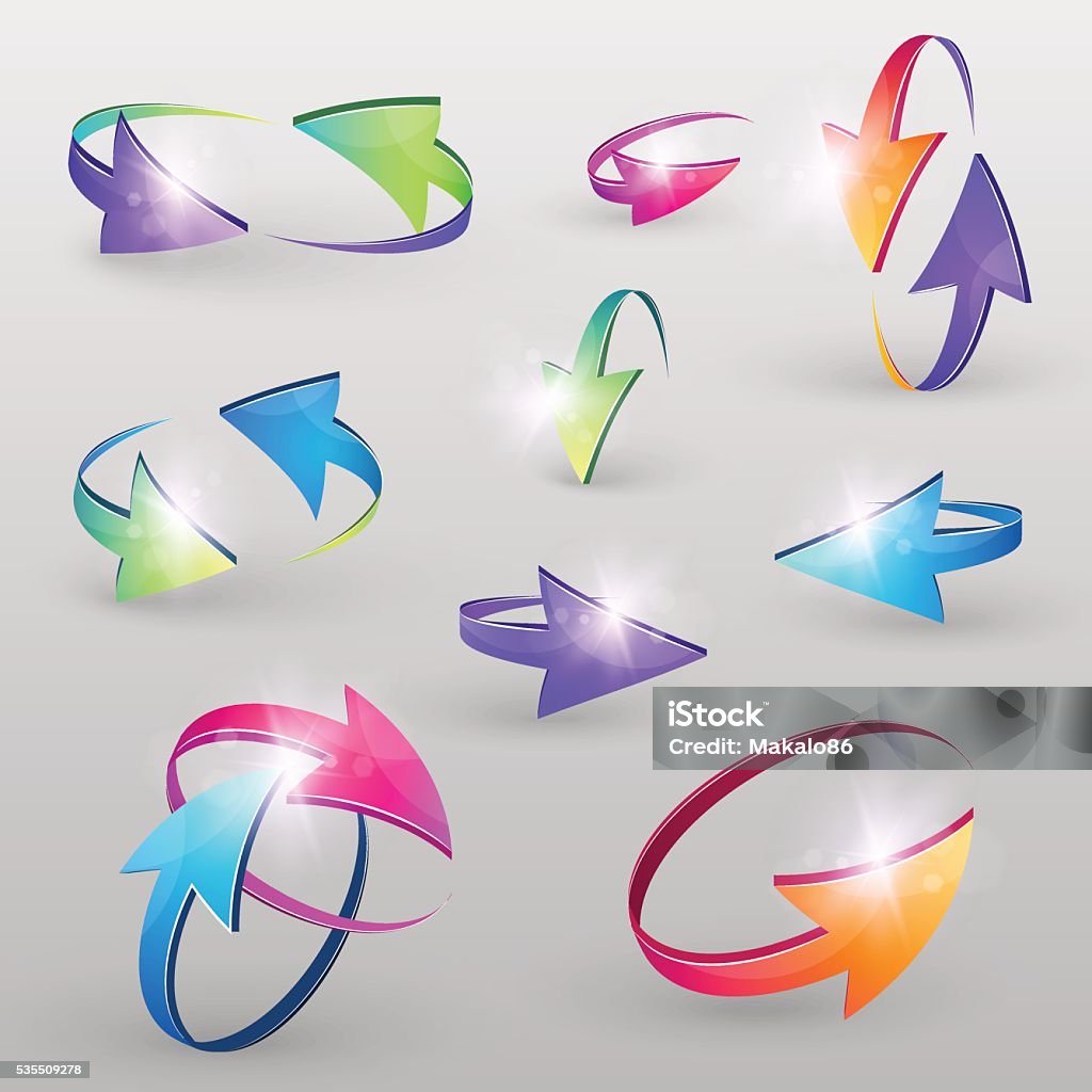 Vector Set Mouse Cursors向量圖形及更多一組物體圖片 一組物體 插圖 方向 Istock
