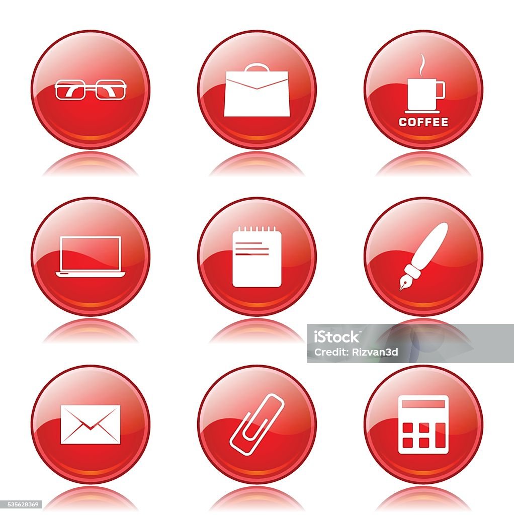 Kumpulan Desain Ikon Tombol Vektor Merah Office Work Ilustrasi Stok ... Kumpulan Desain Ikon Tombol Vektor Merah Office Work Ilustrasi Stok ...