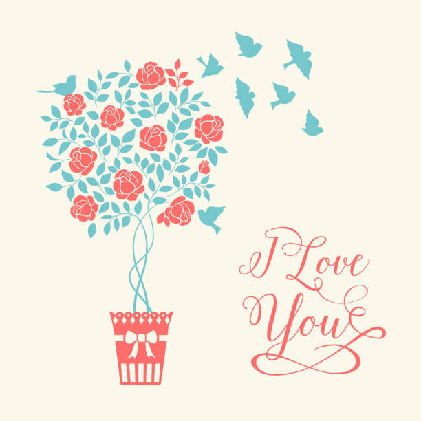 50 Silhouette Of Rose Bush Tattoos Ilustrasi Grafik Vektor And Clip