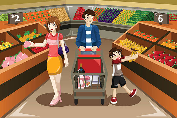 520 Produce Aisle Stock Illustrations Royalty Free Vector Graphics