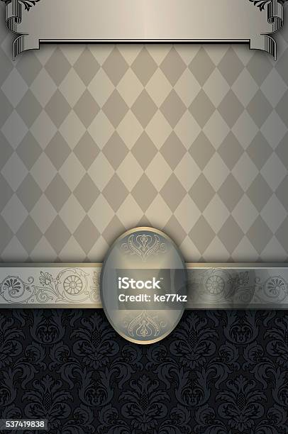 Vintage Background With Decorative Border And Patterns向量圖形及更多創作性圖片 Istock