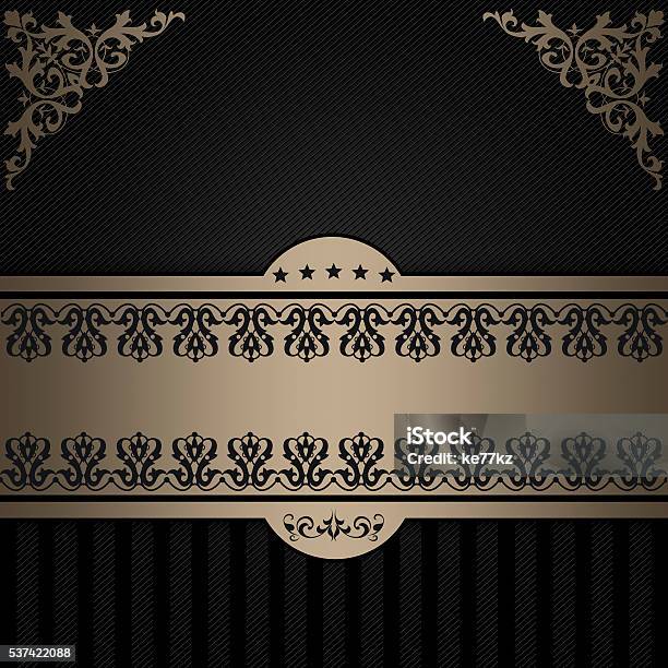 Decorative Background With Elegant Border And Patterns向量圖形及更多創作性圖片 Istock