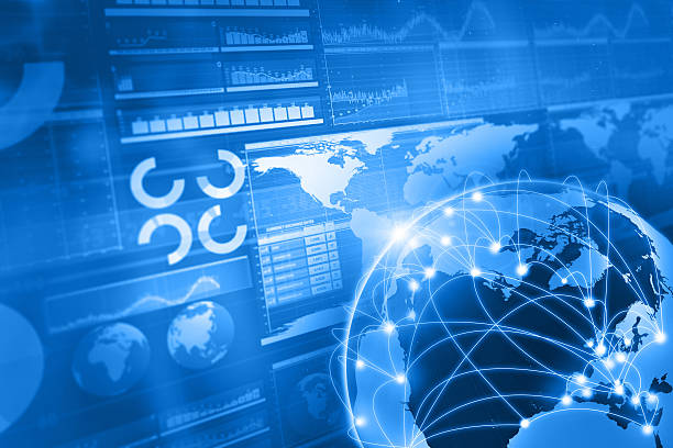 Free Stock Photo of Global Computer Network Indicates Worldwide Planet ...