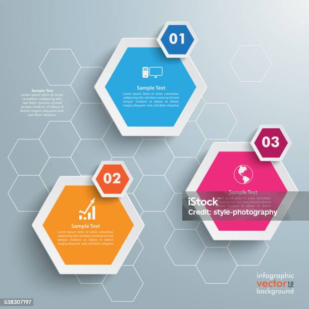 3 채색기법 Hexagons 배경기술 10에 대한 스톡 벡터 아트 및 기타 이미지 10 2015년 거래자 Istock