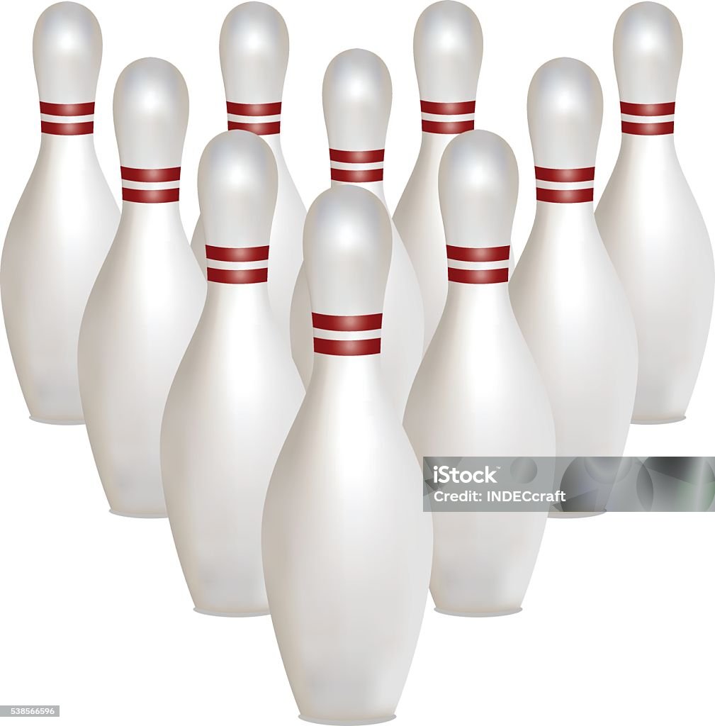 Ten Pins Bowling Stock Illustration Download Image Now Bowling Alley Bowling Ball Bowling