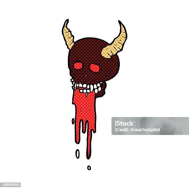 Vetores De Crânio De Quadrinhos Desenhos Animados Assustador Halloween