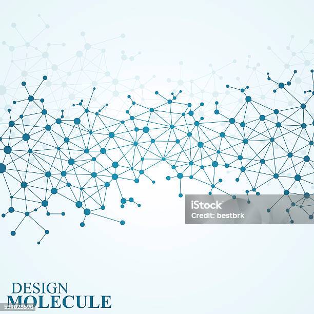 Struktur Molekul Dna Dan Neuron Latar Belakang Abstrak Kedokteran Ilmu